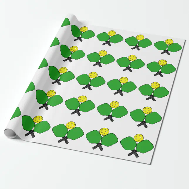 Pickleball Wrapping Paper | Zazzle