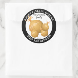 Pickled Onion | Jar Food Labels | Zazzle