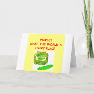 Pickle Cards | Zazzle