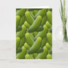 Funny Pickle Riding Bicycle Cartoon Card | Zazzle.com