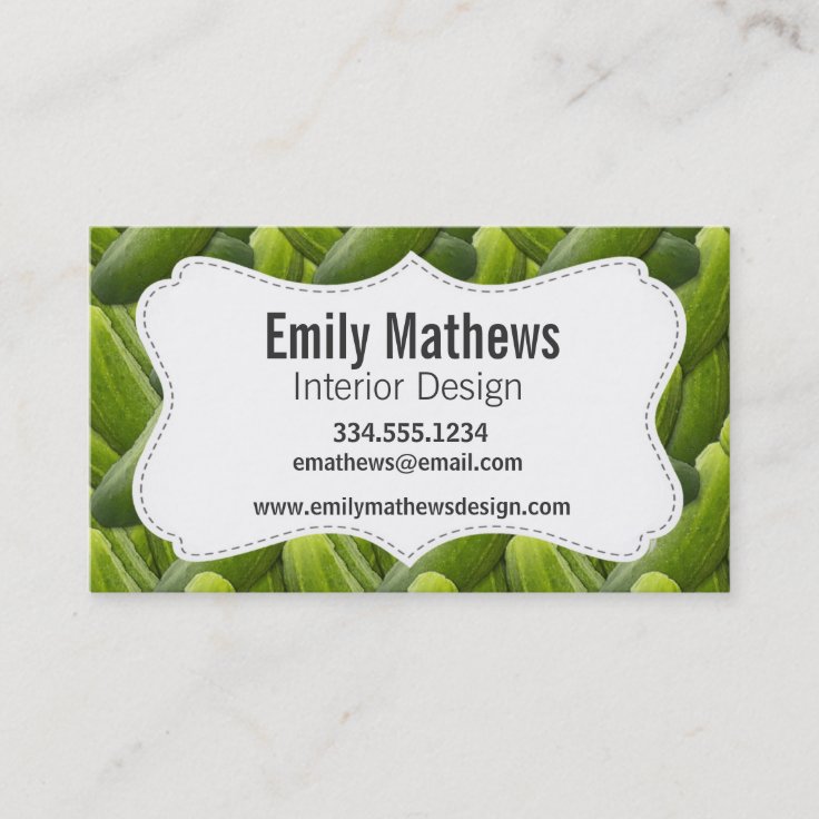 Pickles; Pickle Business Card | Zazzle