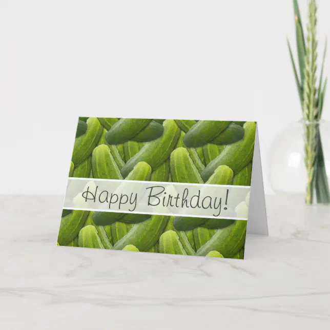 Pickles; Pickle Card | Zazzle