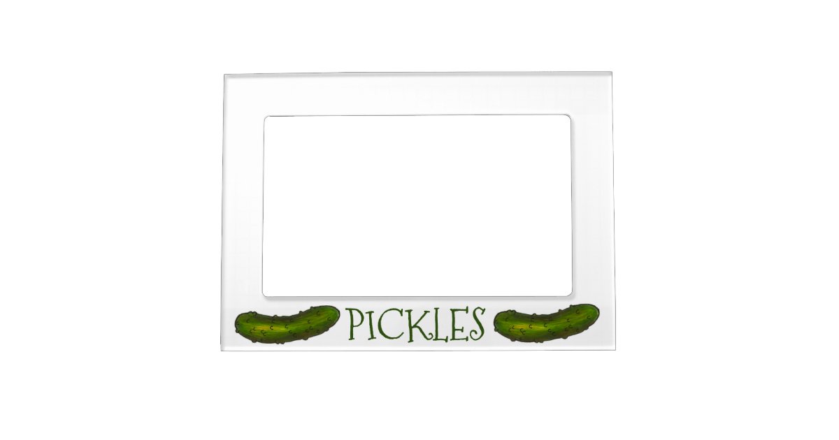Pickles the Dog Green Dill Pickle Personalized Pet Magnetic Picture ...