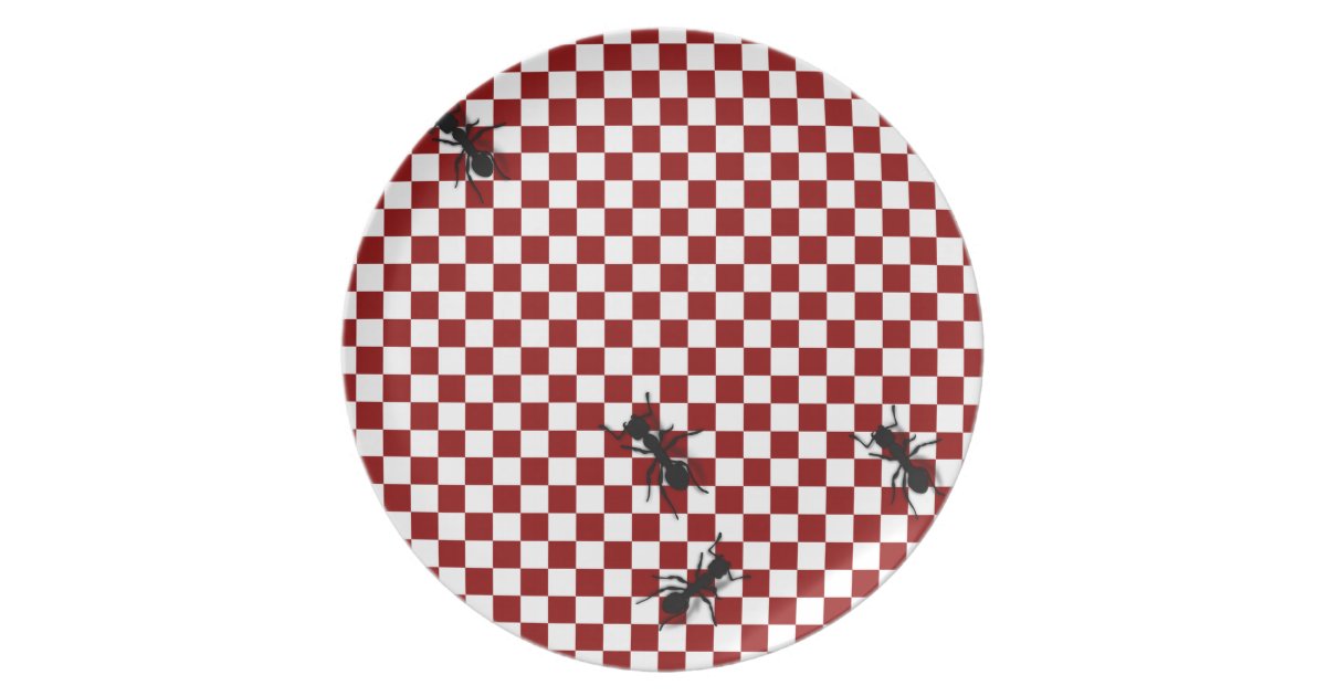 Picnic Ants Plate | Zazzle
