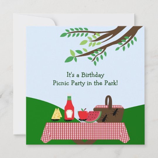 Picnic Party : Invitation | Zazzle.com