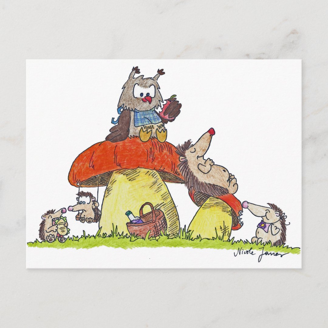 PICNIC postcard by Nicole Janes | Zazzle