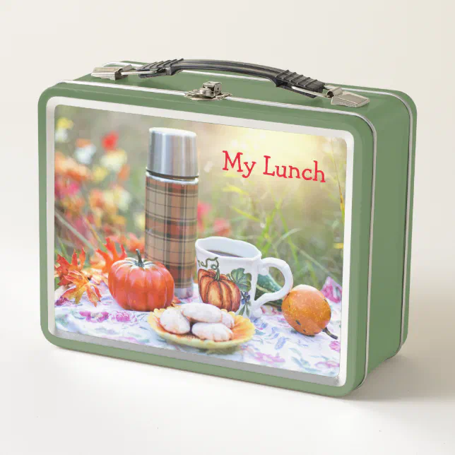 Picnic Table Metal Lunch Box | Zazzle