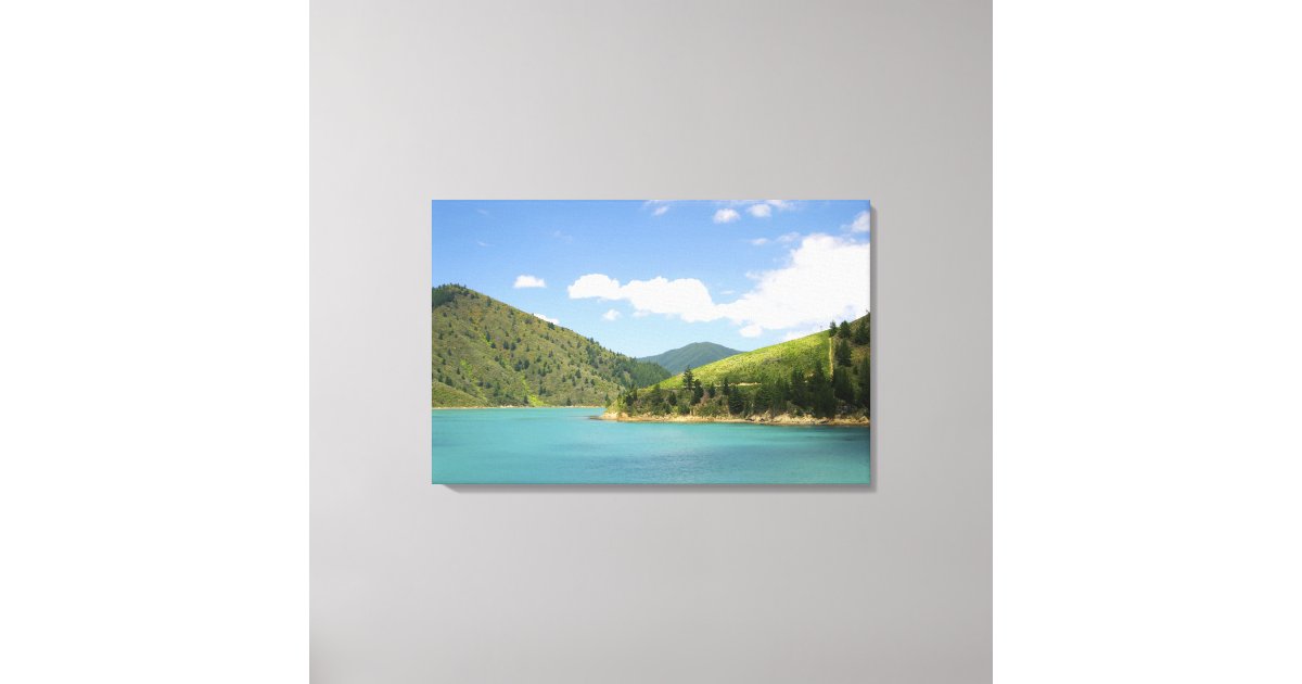 Picton, New Zealand. The gateway between North Canvas Print | Zazzle
