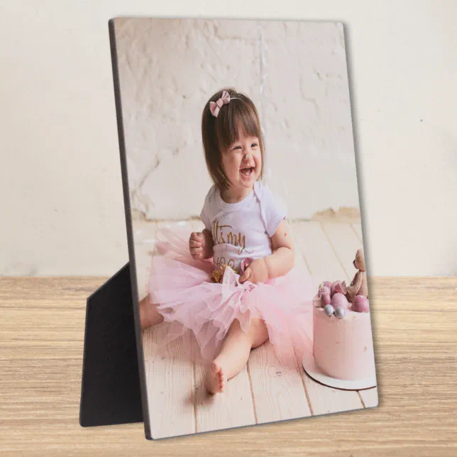 Picture Frame Easel Back Frameless Photo Holder | Zazzle