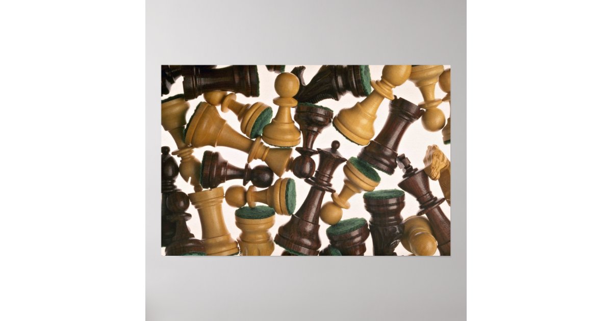 Picture of Chess pieces Poster | Zazzle