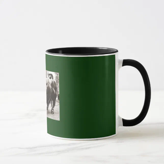 Picture of Wall Street Bull Mug | Zazzle