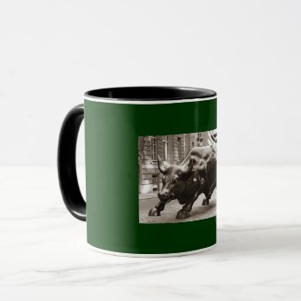 Picture of Wall Street Bull Mug | Zazzle