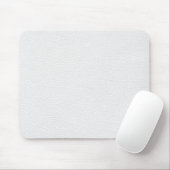 Picture of White Leather. Mouse Pad | Zazzle