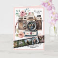Picture Perfect | Vintage Camera Birthday Photo Card | Zazzle