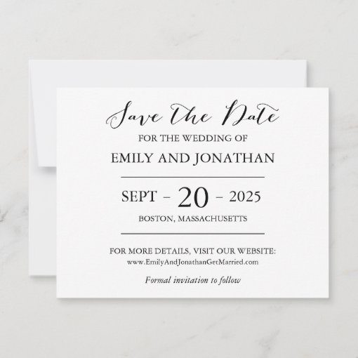 Picture Save the Date Cards Landscape, Rustic | Zazzle
