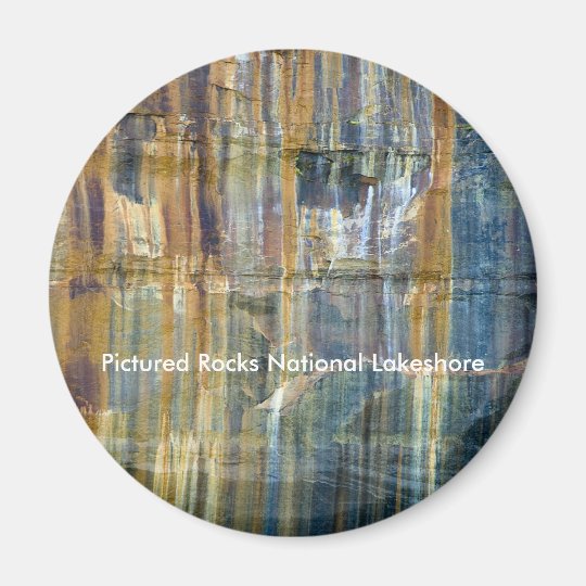 Pictured Rocks National Lakeshore Magnet | Zazzle.com