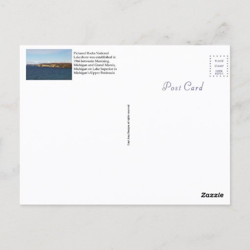 Pictured Rocks National Lakeshore Postcard | Zazzle