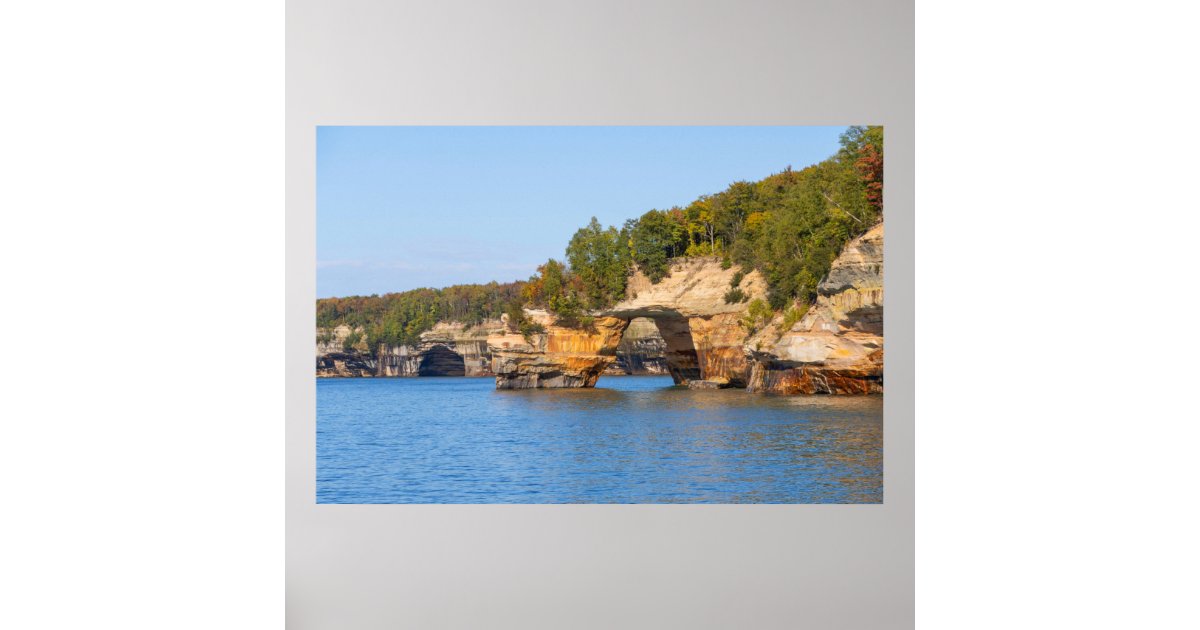 Pictured Rocks National Lakeshore Poster | Zazzle