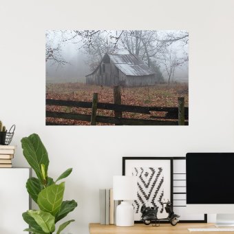 Pictures of barns poster | Zazzle