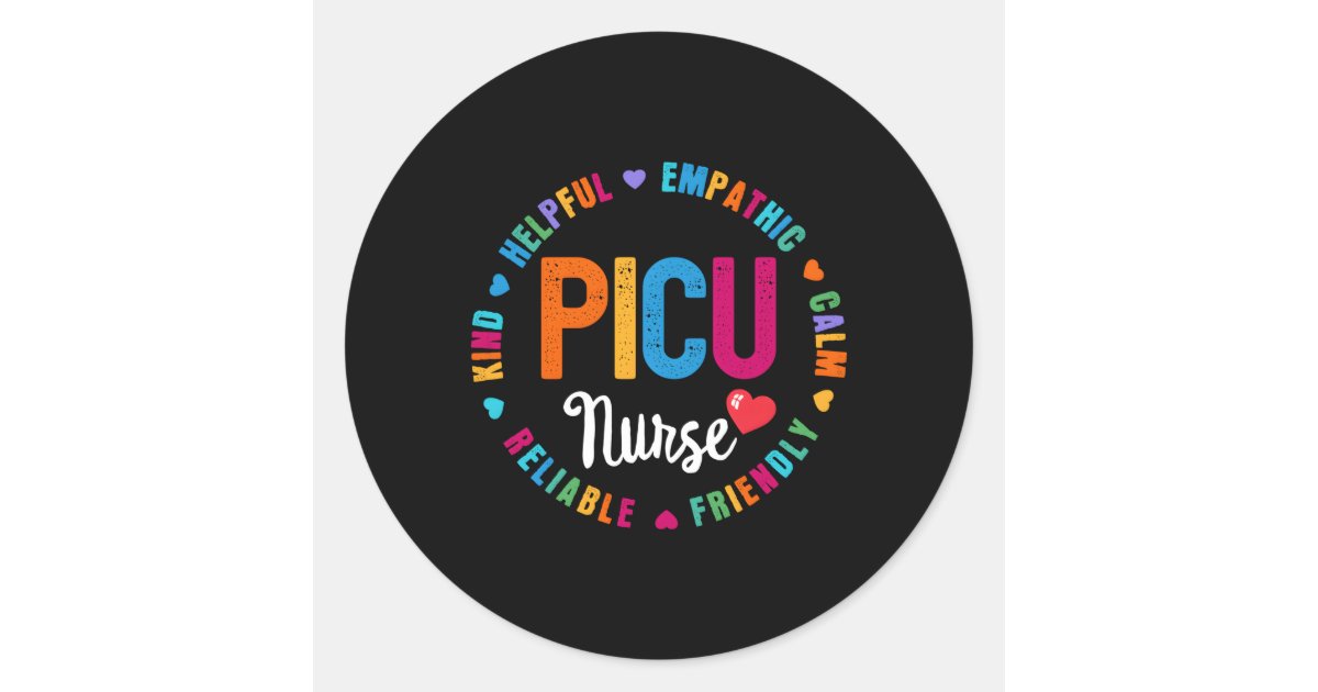 Picu Nurse Nursing Pediatric Intensive Care Unit S Classic Round ...