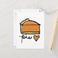 Pie Love! Postcard | Zazzle