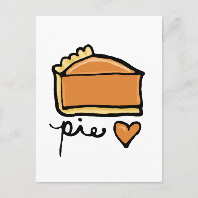 Pie Love! Postcard | Zazzle