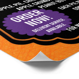 PIE SALE pie theme event FLYER Poster | Zazzle