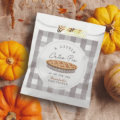 Pie Thanksgiving Autumn Fall Diaper Raffle Ticket Enclosure Card | Zazzle