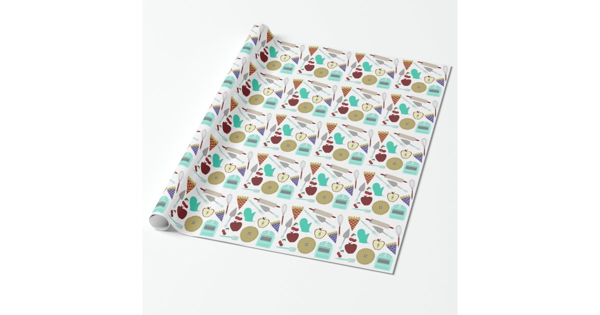 Pie Theme Wrapping Paper | Zazzle