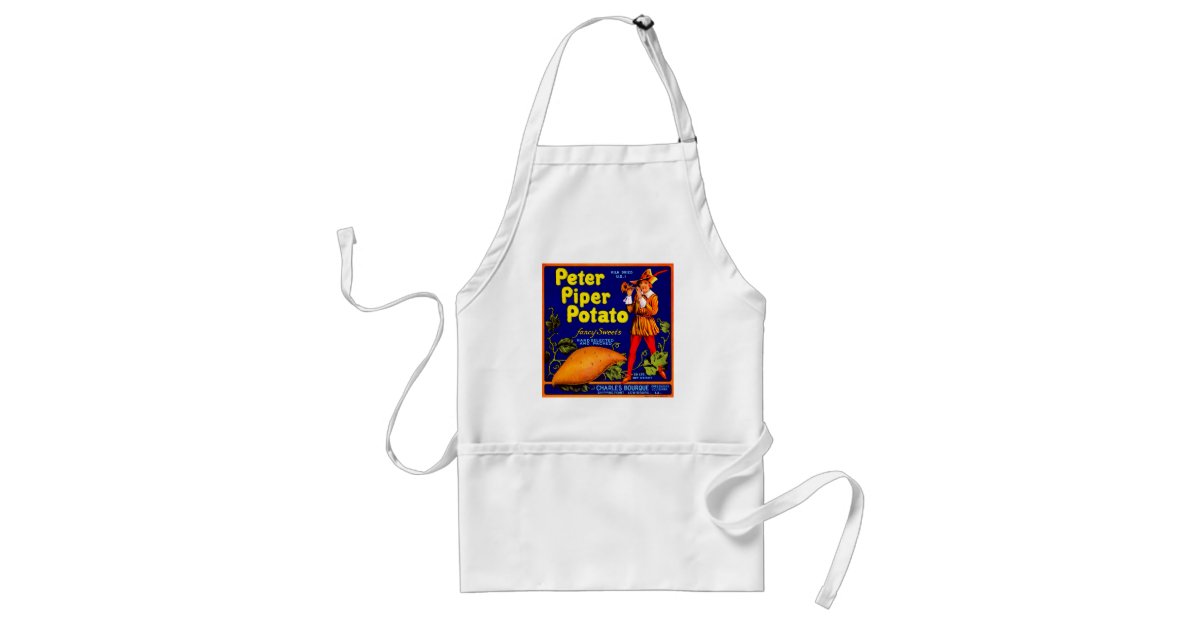Pied Piper Potato Adult Apron | Zazzle