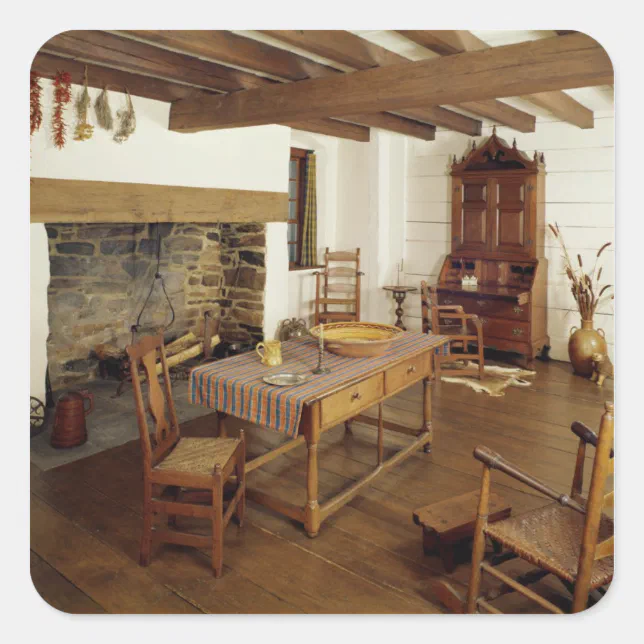 Piedmont Room, Guildford County North Carolina Square Sticker | Zazzle