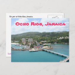 Pier of Ocho Rios, Jamaica Postcard | Zazzle