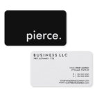 pierce. business card | Zazzle
