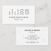 Piercing Business Card | Zazzle