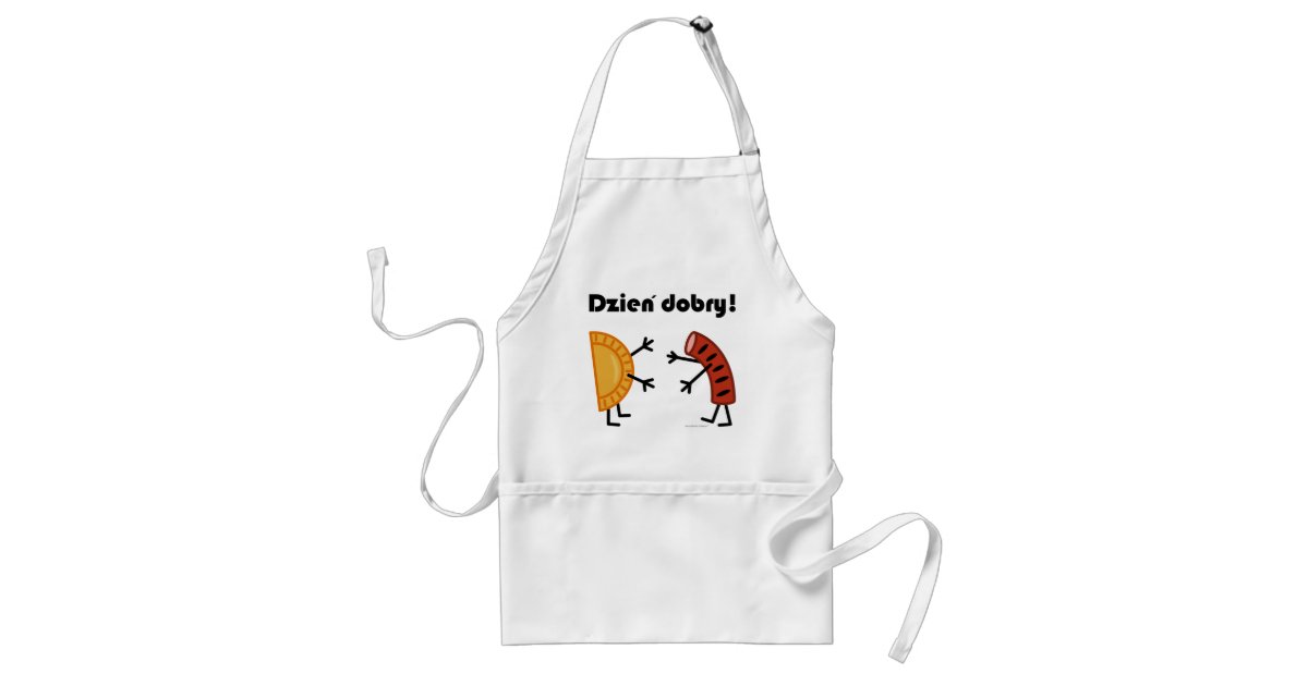 Pierogi & Kielbasa Adult Apron | Zazzle