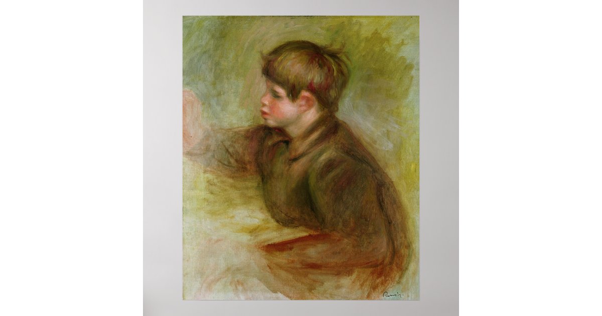 Pierre A Renoir | Portrait of Coco Poster | Zazzle