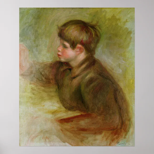 Pierre A Renoir | Portrait of Coco Poster | Zazzle