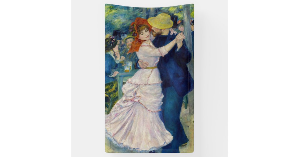 Pierre-Auguste Renoir - Dance at Bougival Banner | Zazzle
