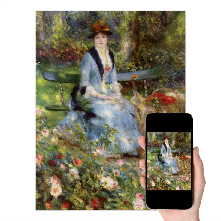 Pierre-Auguste Renoir - Dans les Roses Poster | Zazzle