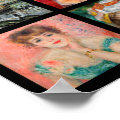 Pierre-Auguste Renoir - Masterpieces Grid Collage Poster | Zazzle