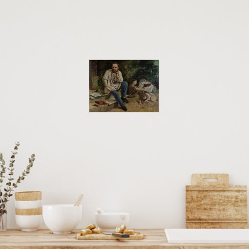 Pierre Joseph Proudhon and his children Poster | Zazzle
