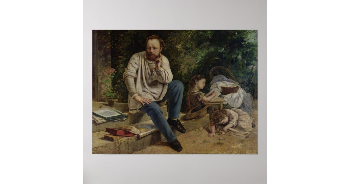 Pierre Joseph Proudhon and his children Poster | Zazzle