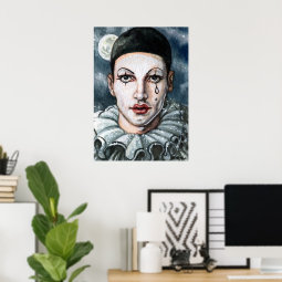 Pierrot Poster | Zazzle
