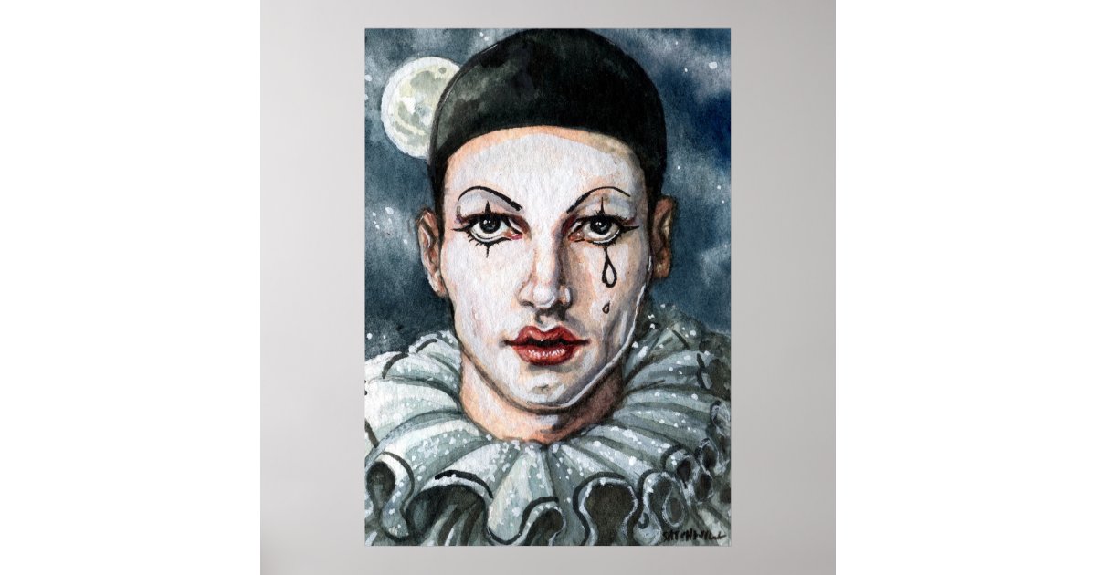 Pierrot Poster | Zazzle
