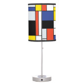 Piet Mondrian Composition A - Abstract Modern Art Table Lamp | Zazzle