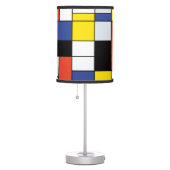Piet Mondrian Composition A - Abstract Modern Art Table Lamp | Zazzle