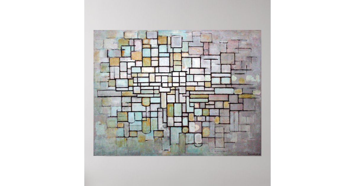 Piet Mondrian Composition No. II Poster | Zazzle