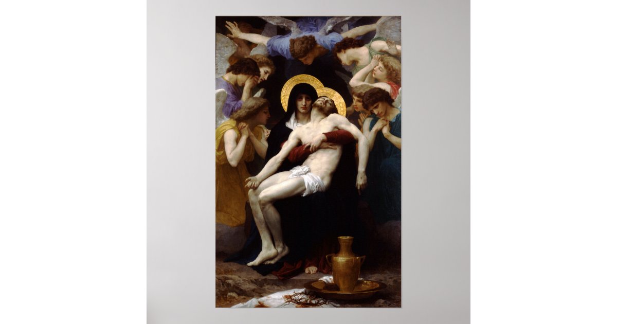 Pieta by Bouguereau Poster | Zazzle