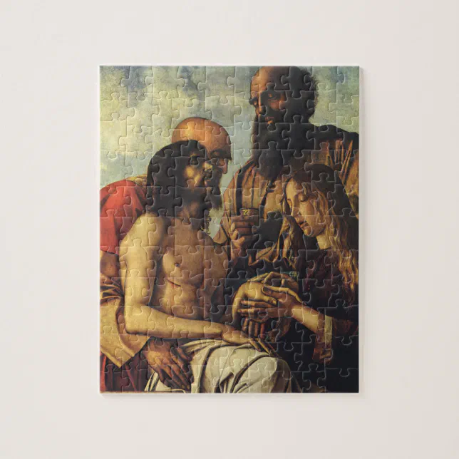 Pieta by Giovanni Bellini, Renaissance Fine Art Jigsaw Puzzle | Zazzle