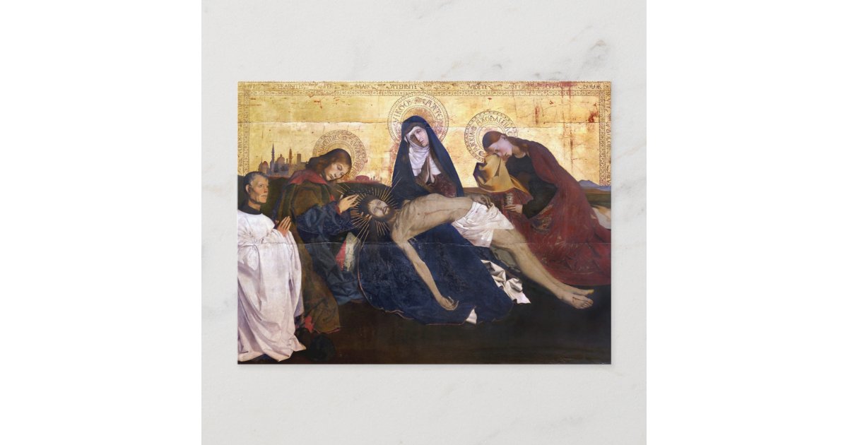 Pietà of Villeneuve-lès-Avignon Postcard | Zazzle